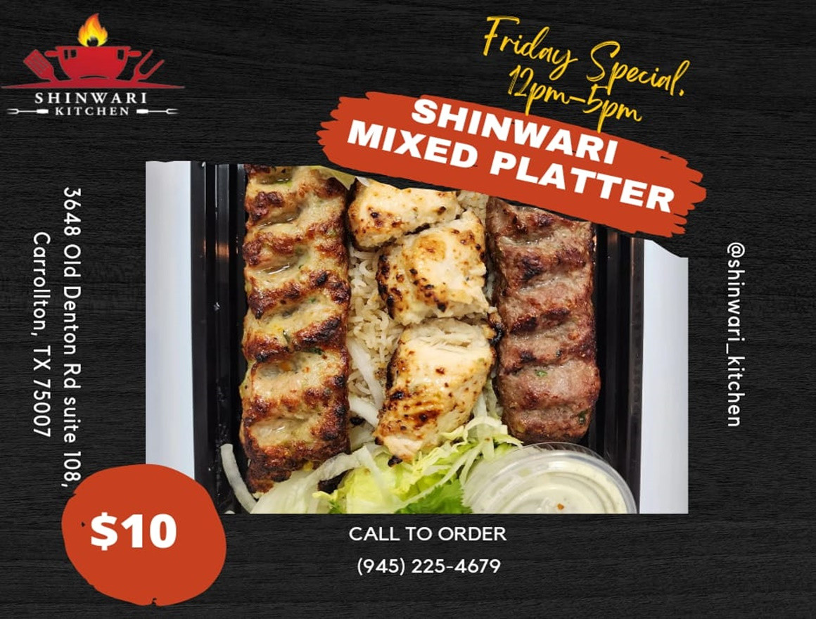 Shinwari Kitchen - Takeaway food - Lewisville - Order online