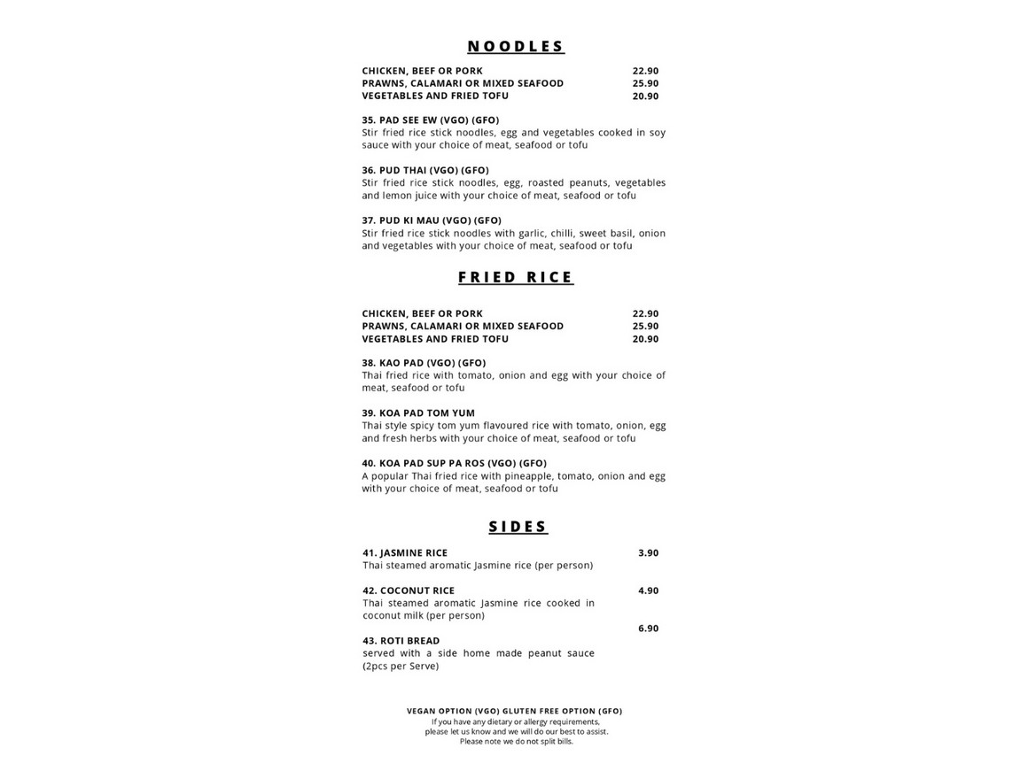 Narai Thai Bundoora - Takeaway food - Bundoora - Order online