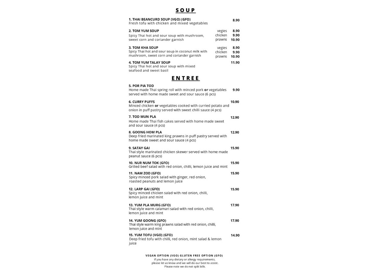 Narai Thai Bundoora - Takeaway food - Bundoora - Order online