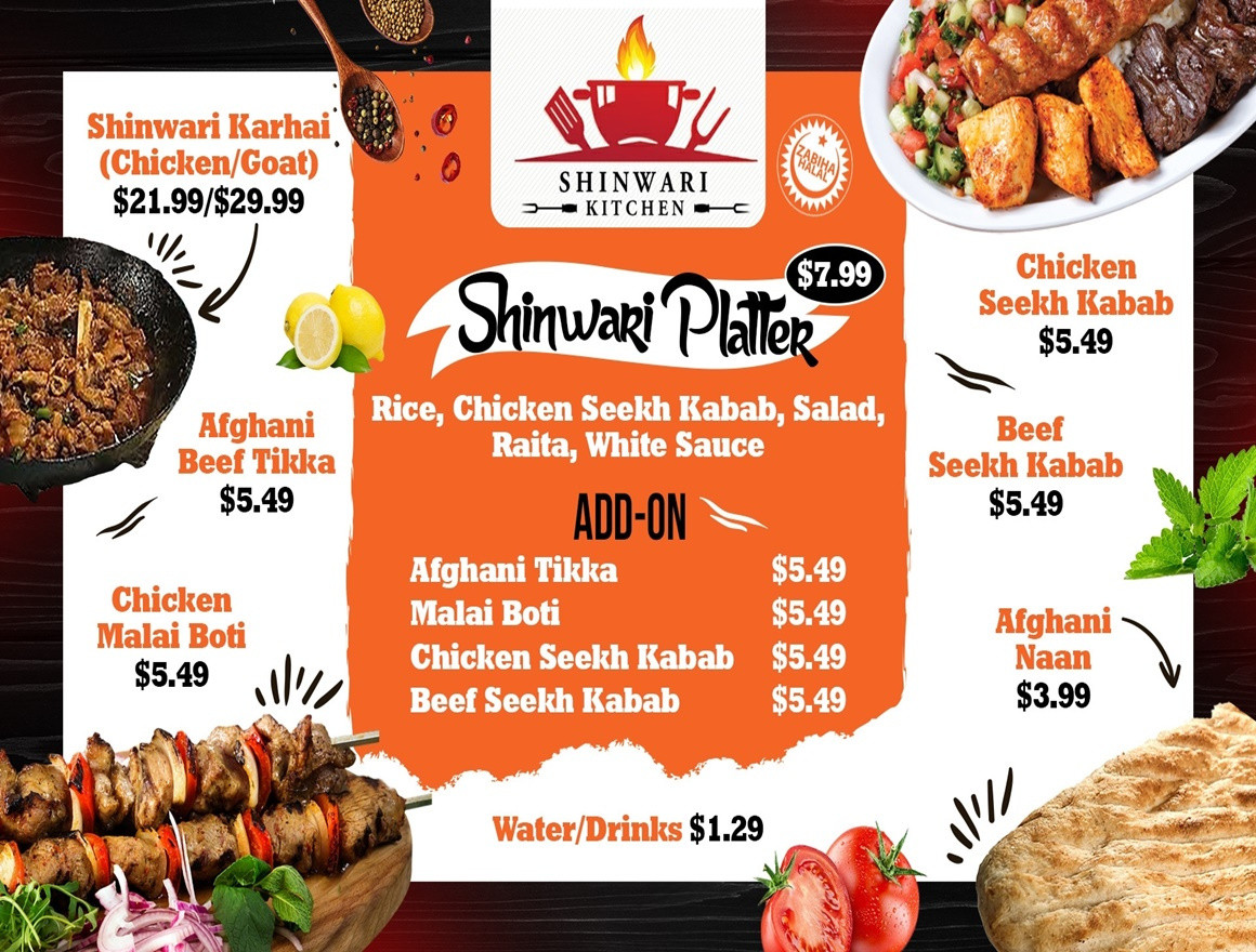 Shinwari Kitchen - Takeaway food - Lewisville - Order online